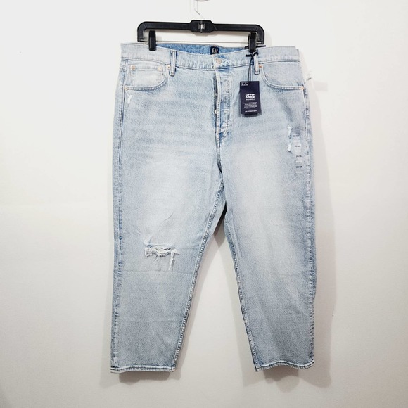 GAP | Jeans | Gap High Rise Destructed Cheeky Straight Jeans With ...